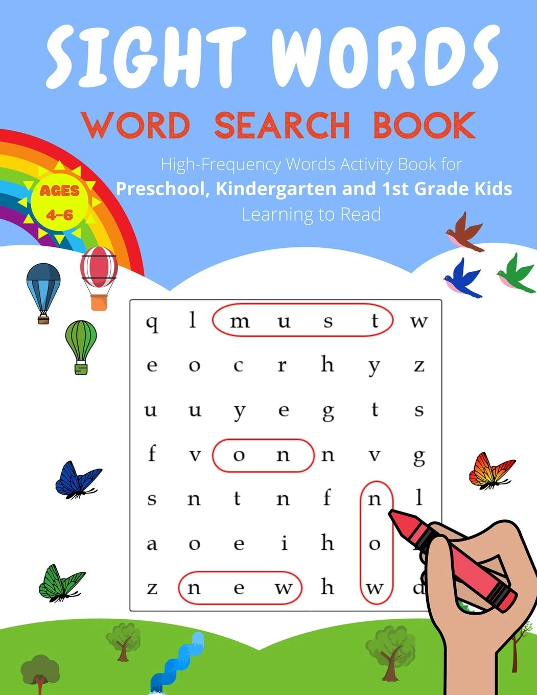 Sight Words Word Search Book: High Frequency Words Activity Book for ...