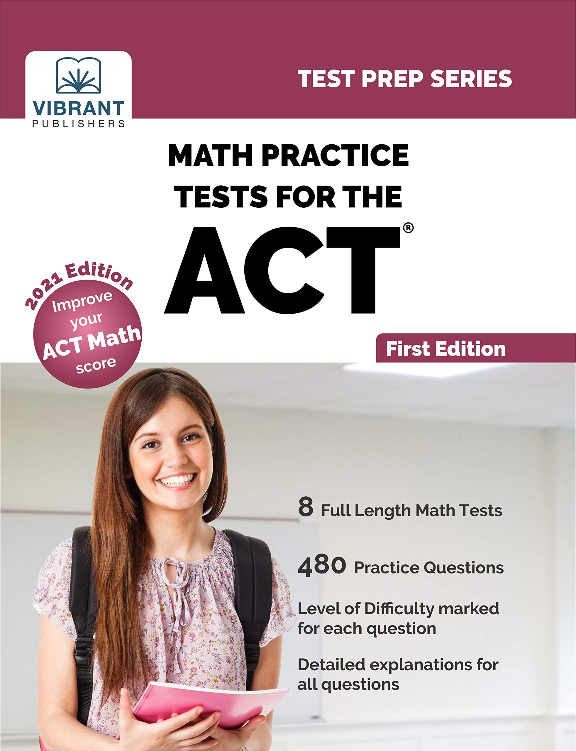 Math Practice Tests for the ACT by Vibrant Publishers | Goodreads