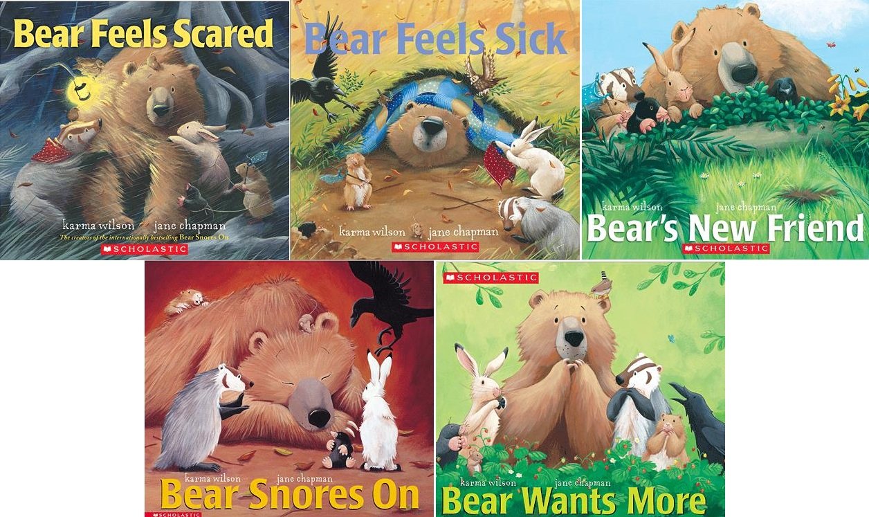 Bear 5 Books Collection: Bear's New Friend, Bear Wants More, Bear Feels ...