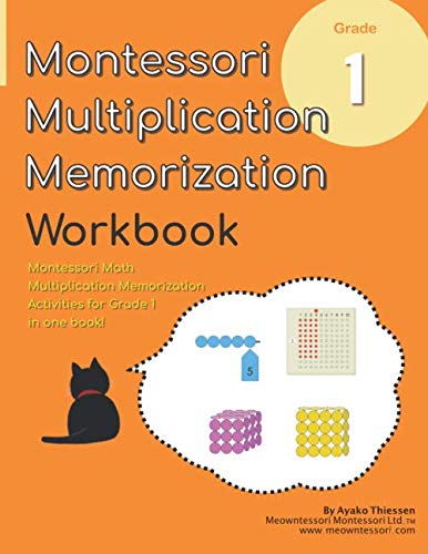 Grade 1 Montessori Math Multiplication Memorization Workbook ...