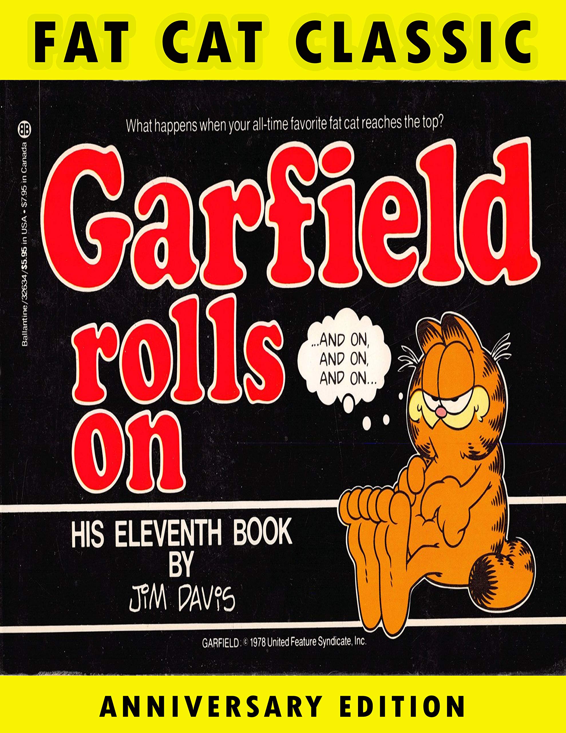 Cat Classic: His Eleventh Book - Great Fat Cat - Cartoon Garfield ...