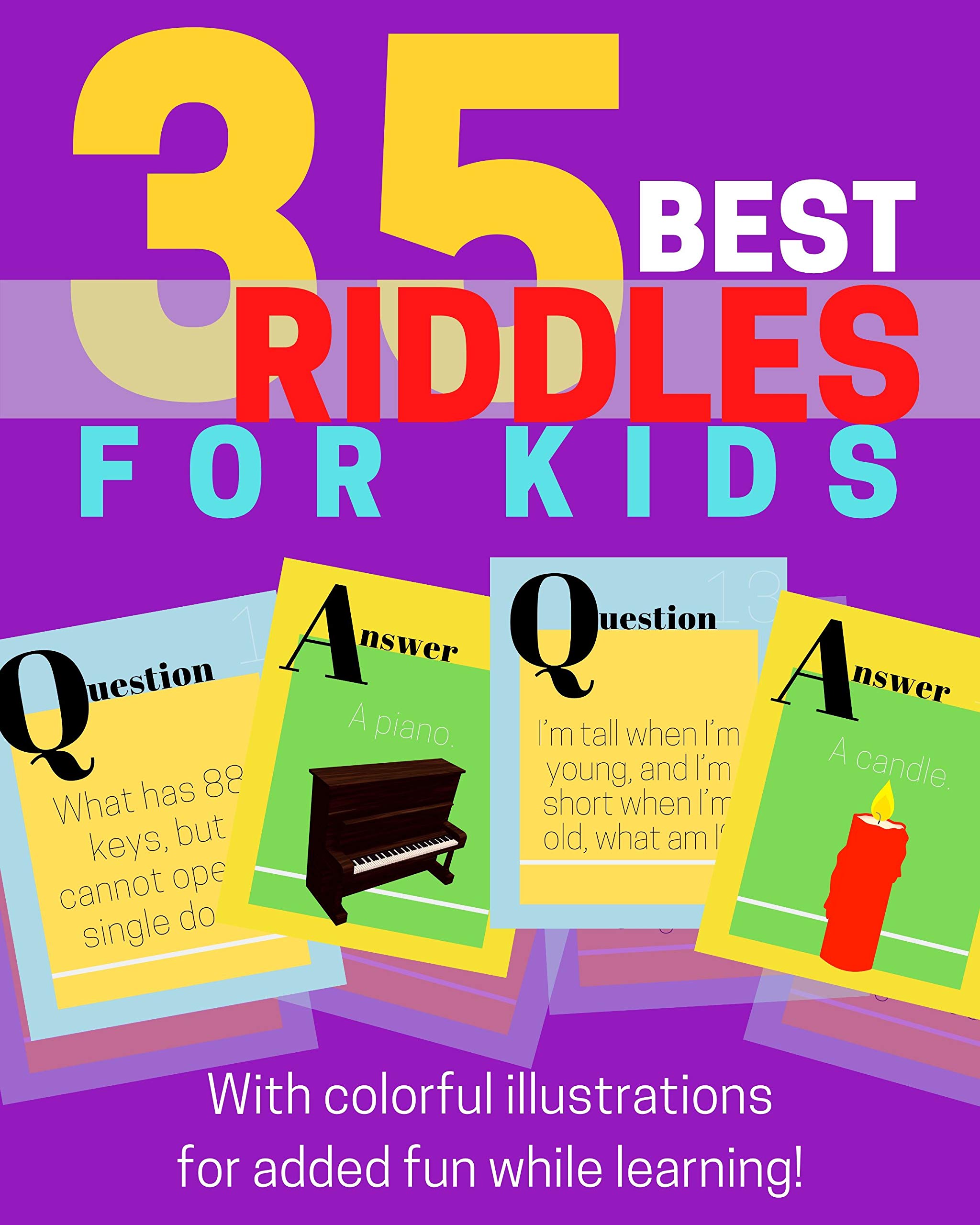 Riddles With Answers: Riddles For Kids Age 9-12 Picture Book: Questions ...