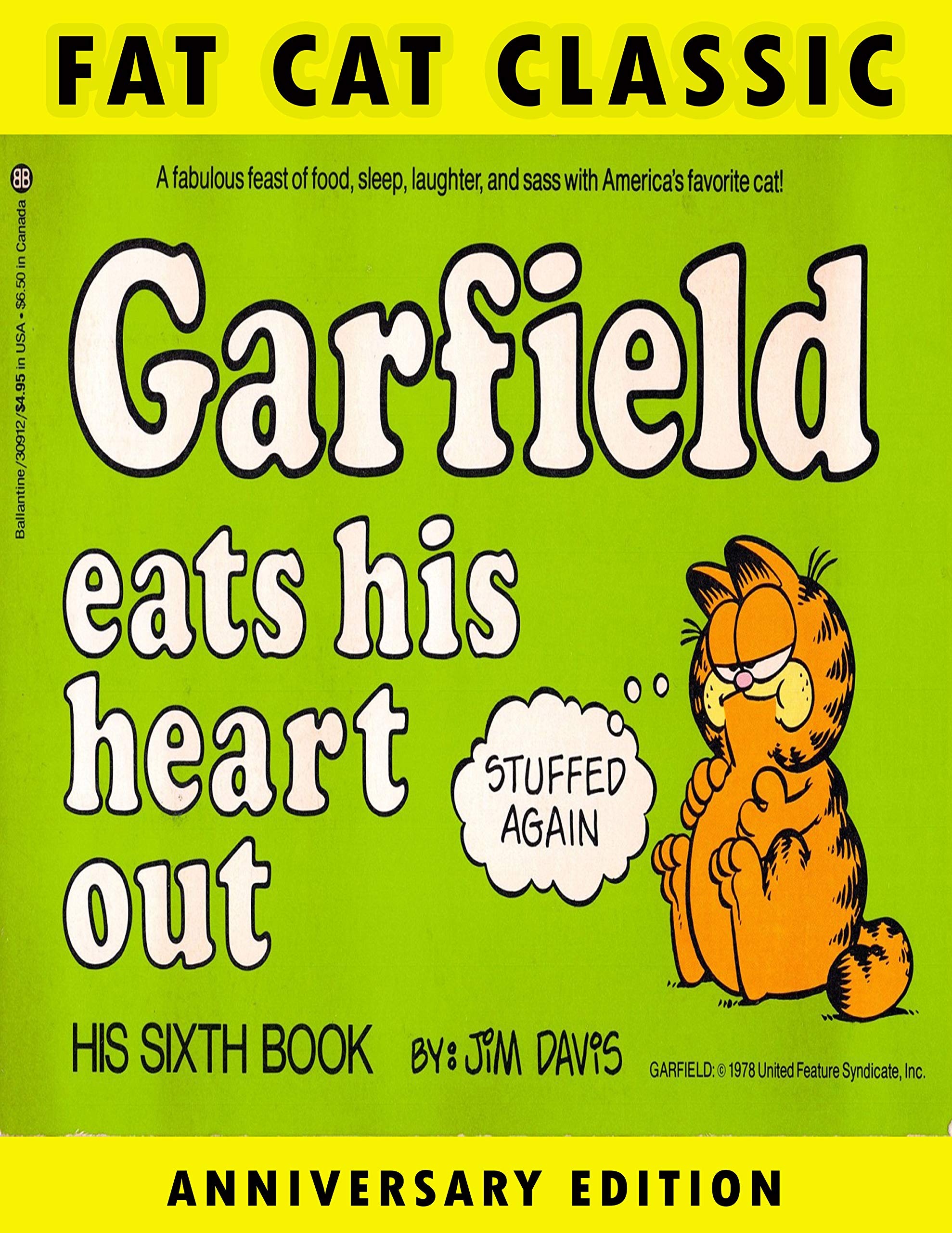 Cat Classic: His Sixth Book - Great Fat Cat - Cartoon Garfield Comics ...