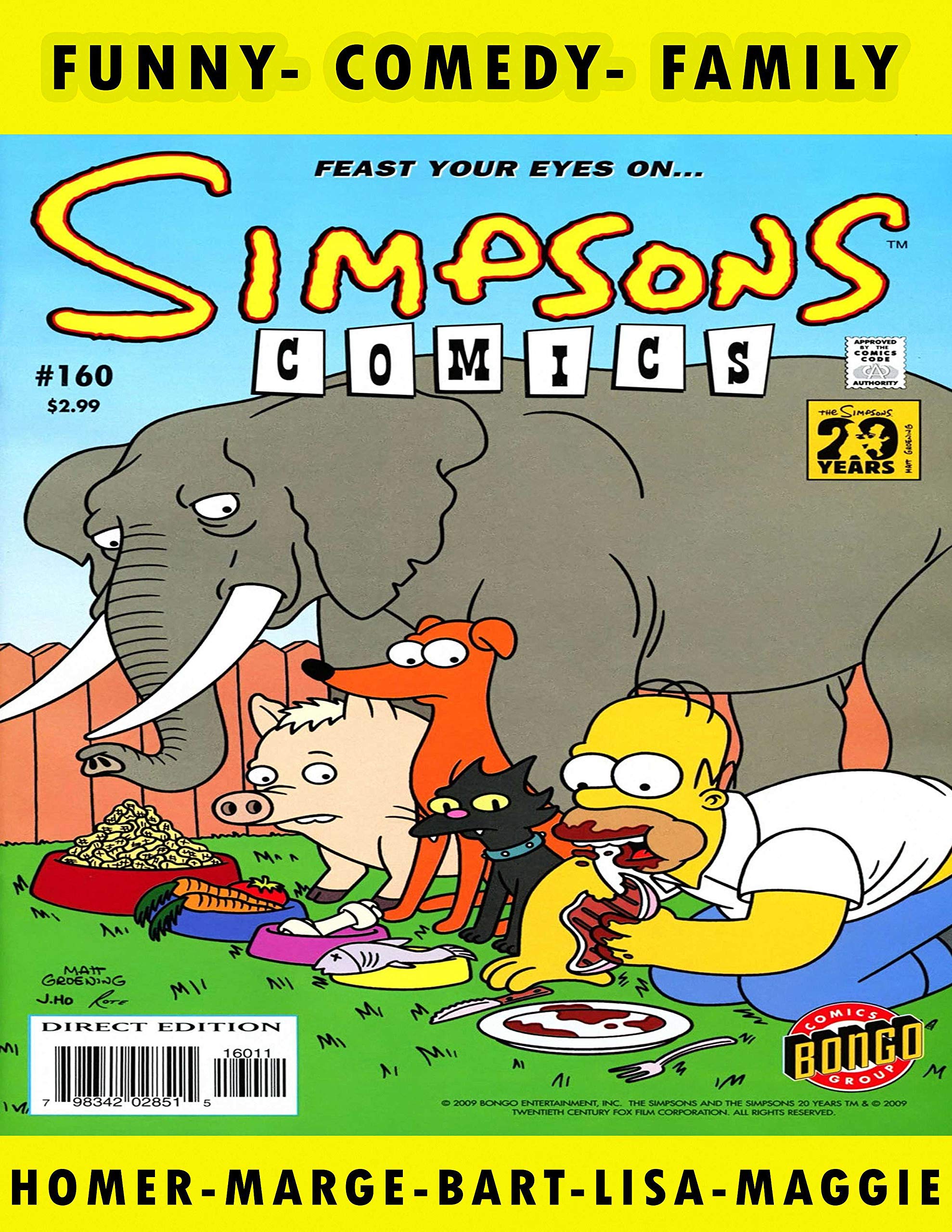 Homer Family: Vol 14 - Funny Simpsons Cartoon Family Comics Books by ...