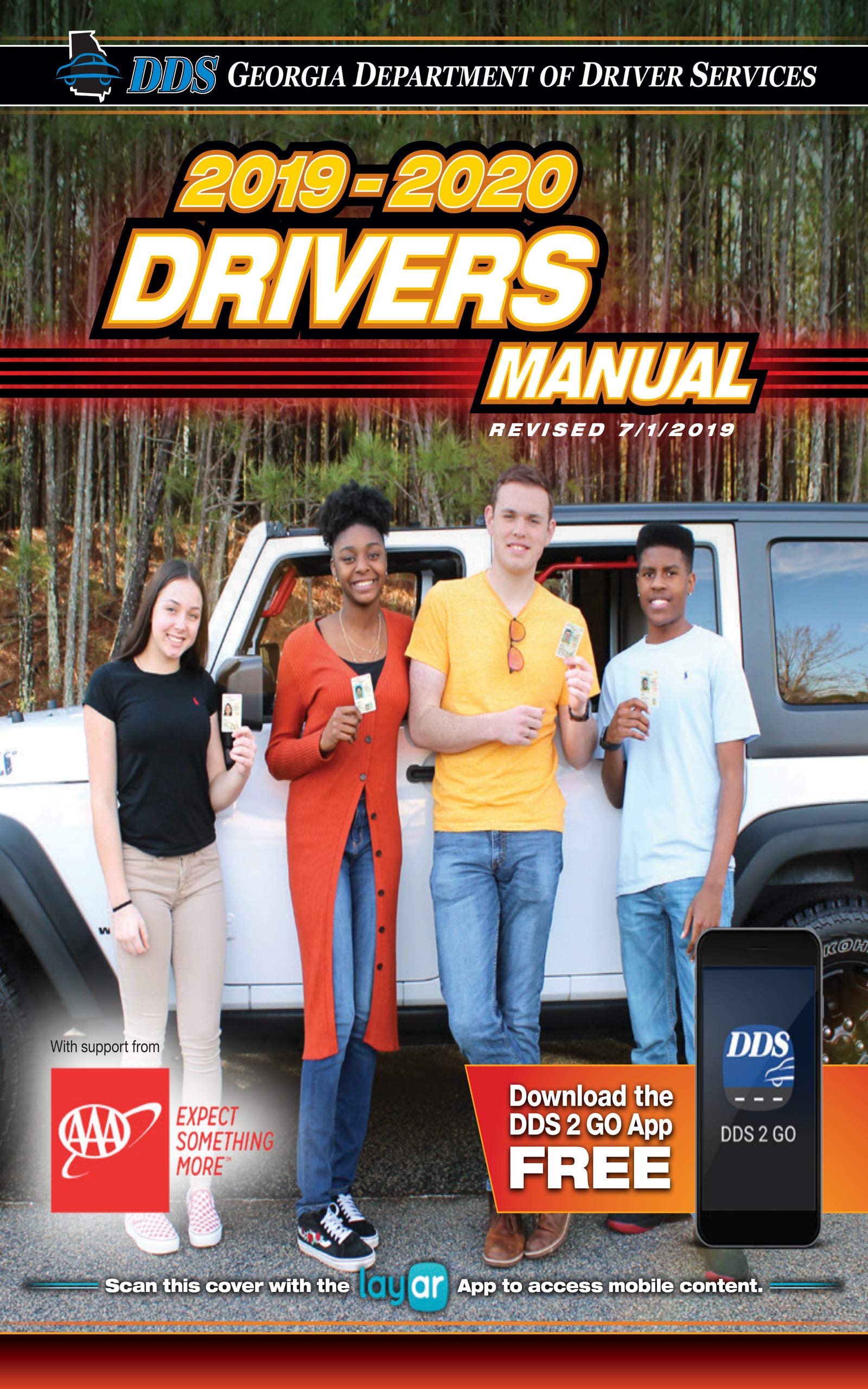 Georgia 2019-2020 Drivers Manual Revised 7/1/2019 by Georgia Department ...