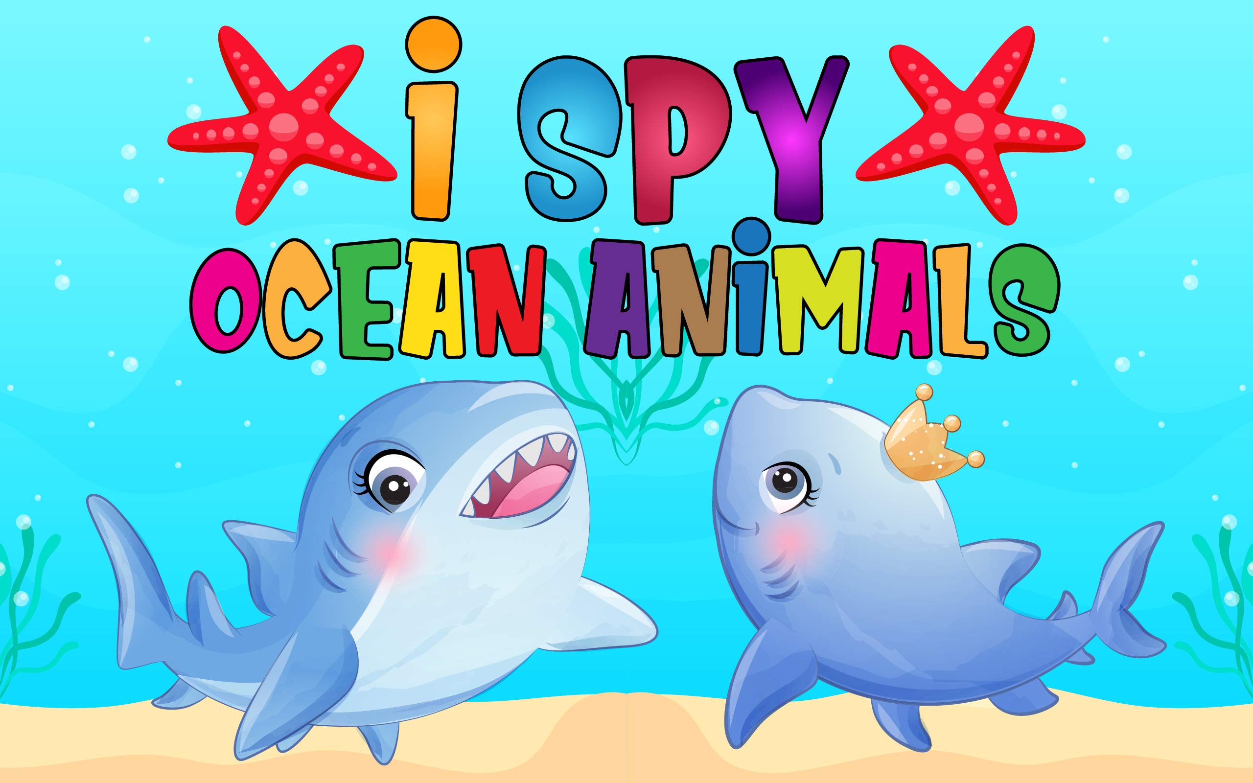 I Spy Ocean Animals: I Spy Ocean Book Guessing Game Picture for Kids ...