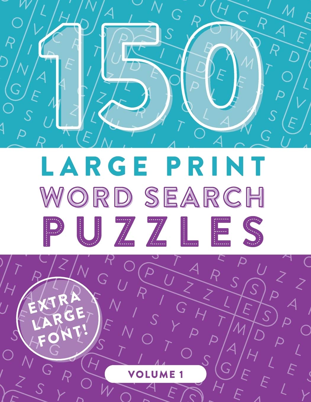 150 Large Print Word Search Puzzles Easy to Read Word Games To