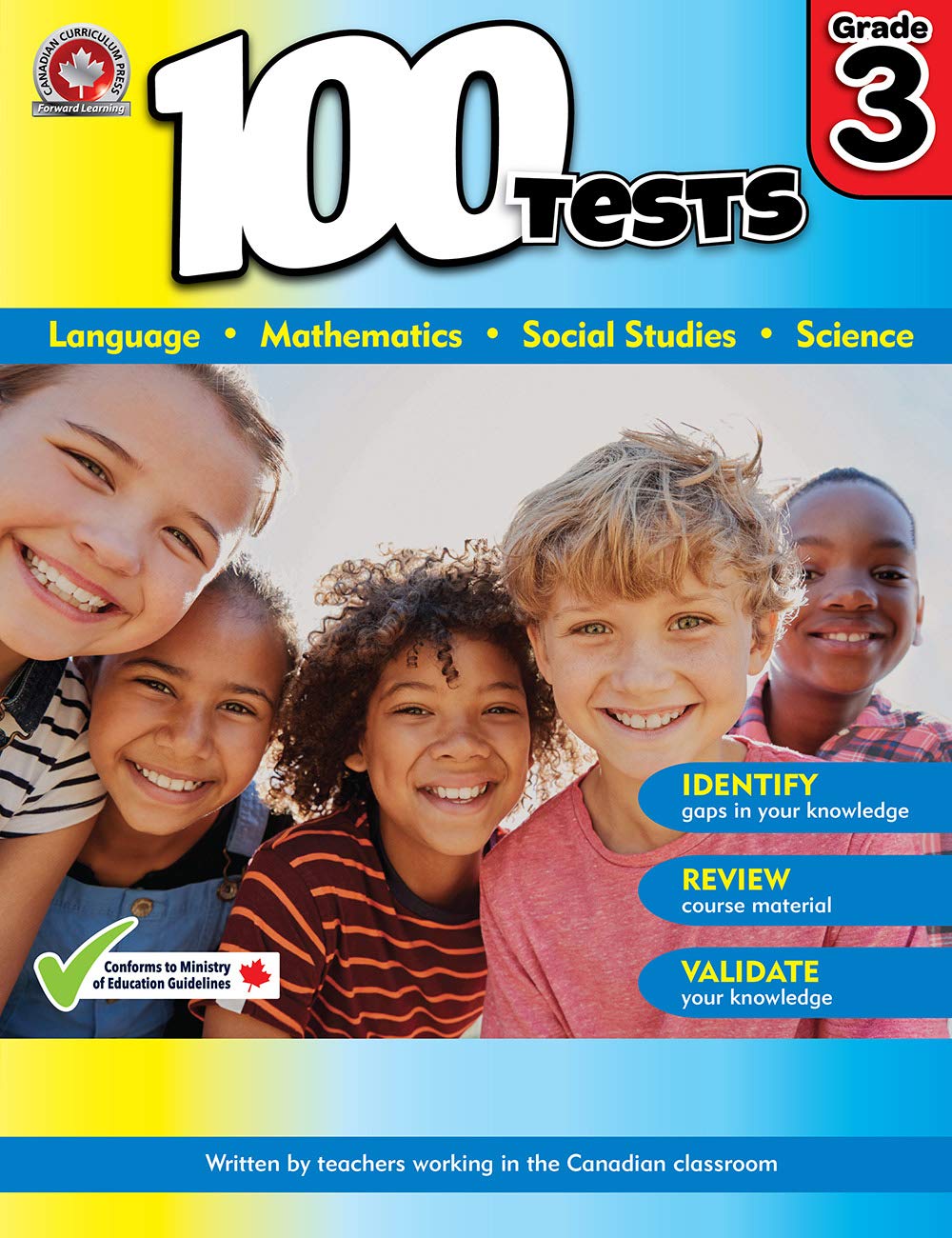 Grade 3 Workbook: Math, Language, Social Studies, Science: 100 Tests ...