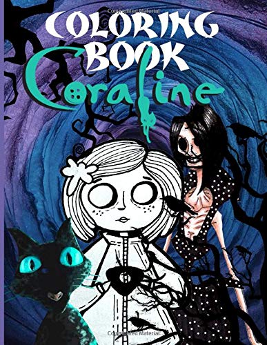 Coraline Coloring Book: Coraline Color Wonder Adults Coloring Books ...