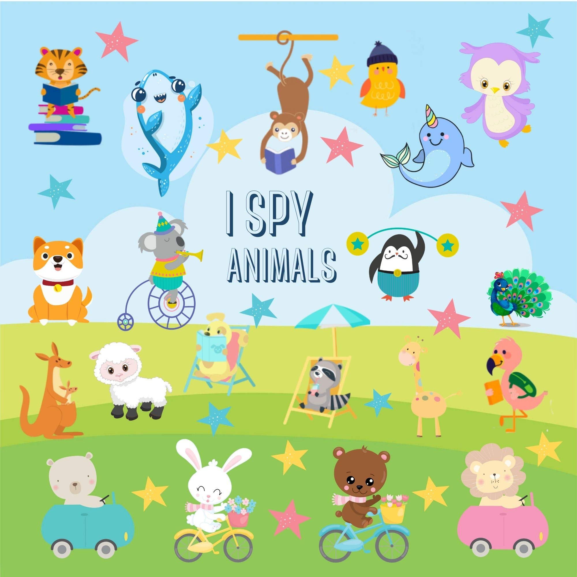 I Spy Animals: A Fun Guessing Game for 2-4 Year Olds , I Spy Animals ...