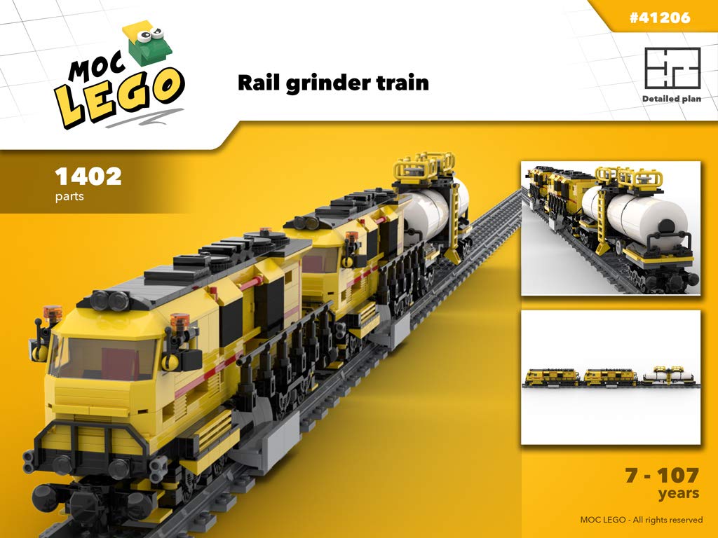 Rail grinder train (Instruction only): MOC LEGO by Bryan Paquette ...