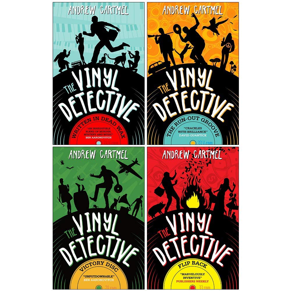 Andrew Cartmel The Vinyl Detective Series 4 Books Collection Set by ...