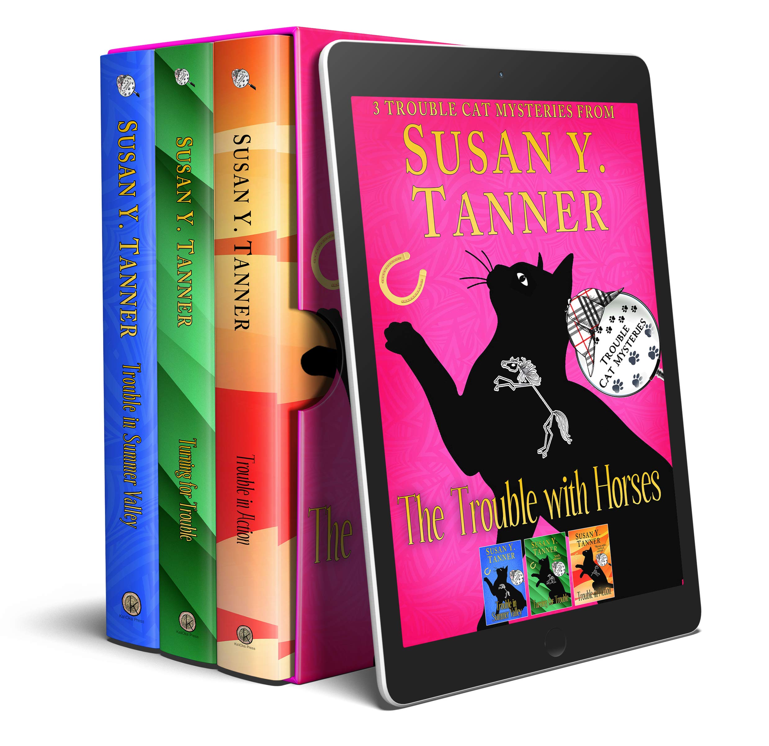 The Trouble with Horses: 3 Trouble Cat Mysteries Box Set by Susan Y ...