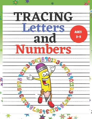 Tracing Letters and Numbers: kindergarten writing paper with lines for ...