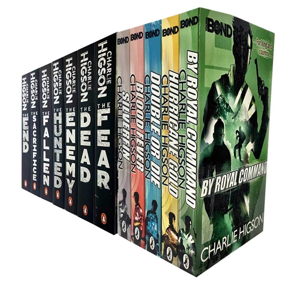 Charlie Higson The Enemy and Young Bond Series 12 Books Collection Set ...