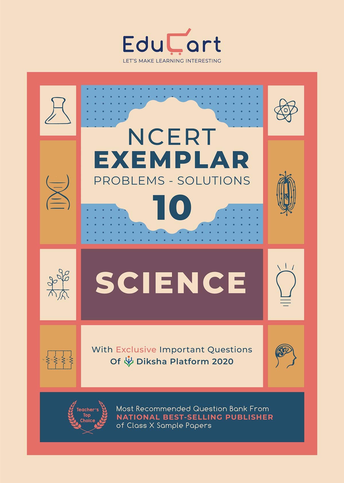 Educart SCIENCE Class 10 NCERT Exemplar Problems Solutions 2024-25 by ...