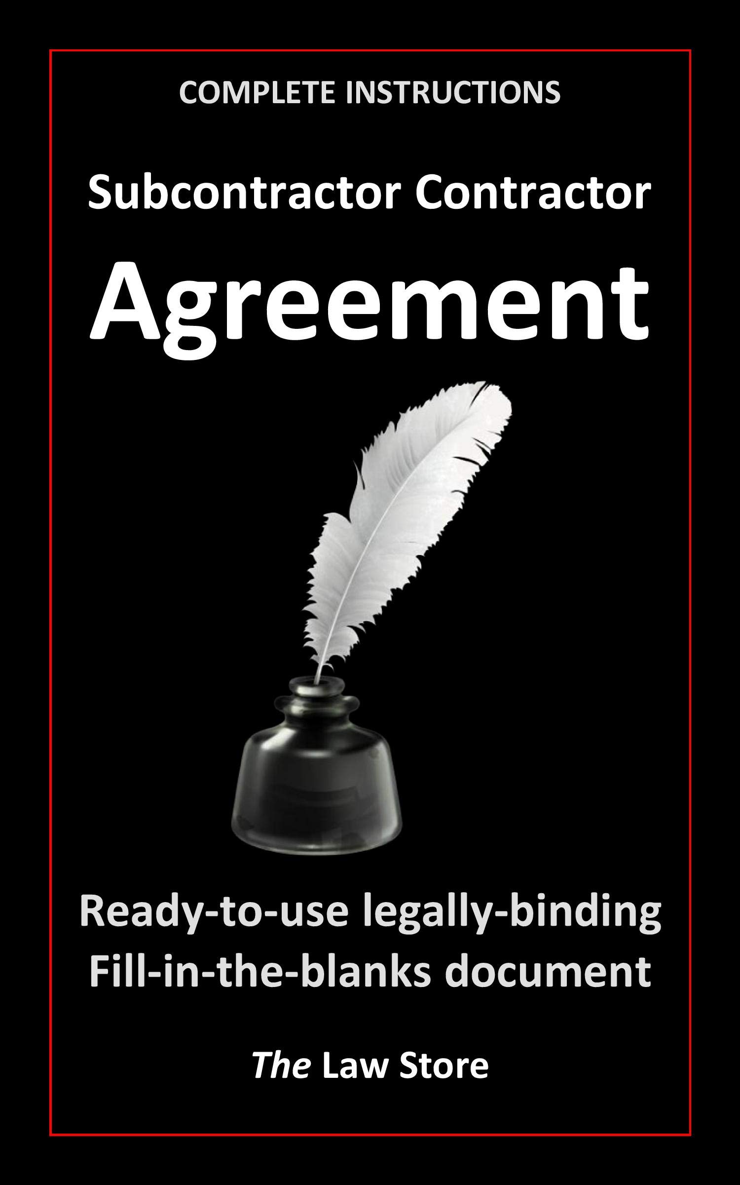 Subcontractor Contractor Agreement by The Law Store | Goodreads