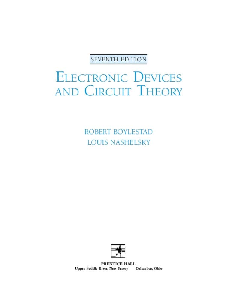ELECTRONIC DEVICES & CIRCUIT THEORY by ROBERT BOYLESTAD | Goodreads
