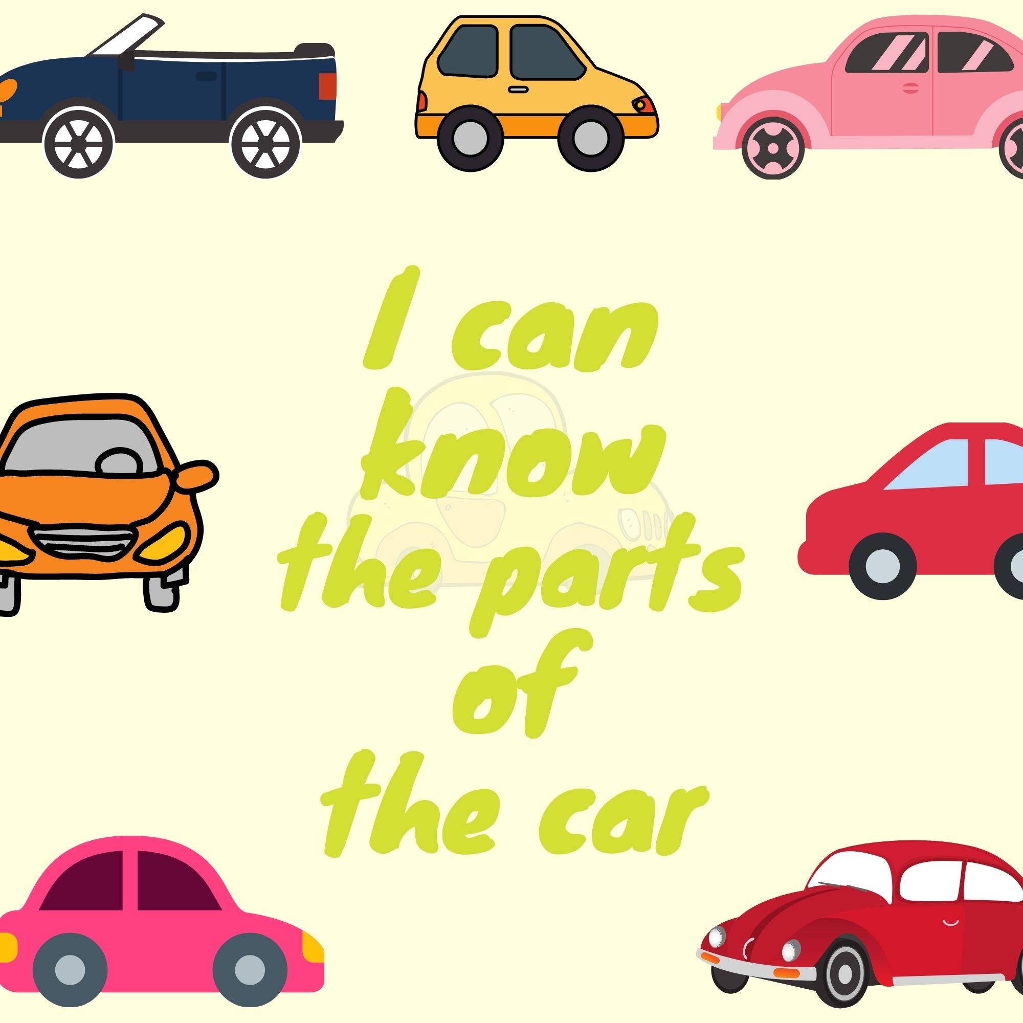 I can know the parts of the car: ABC book of car parts for Kids Baby ...
