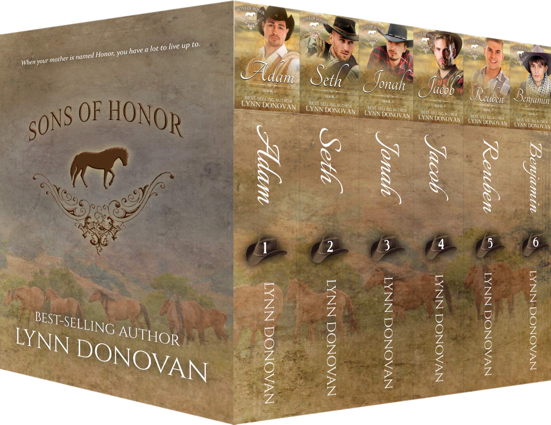 Sons of Honor Box Set: Books 1-6, Adam, Seth, Jonah, Jacob, Reuben ...