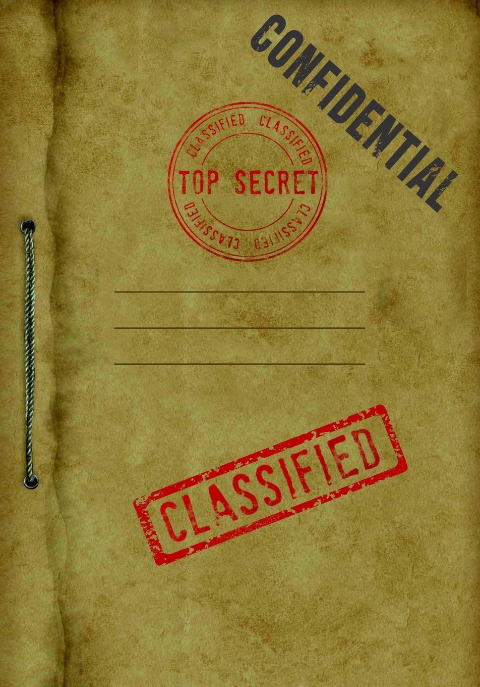 Top Secret - Classified - Confidential: Spy Gear Journal For Kids, A ...