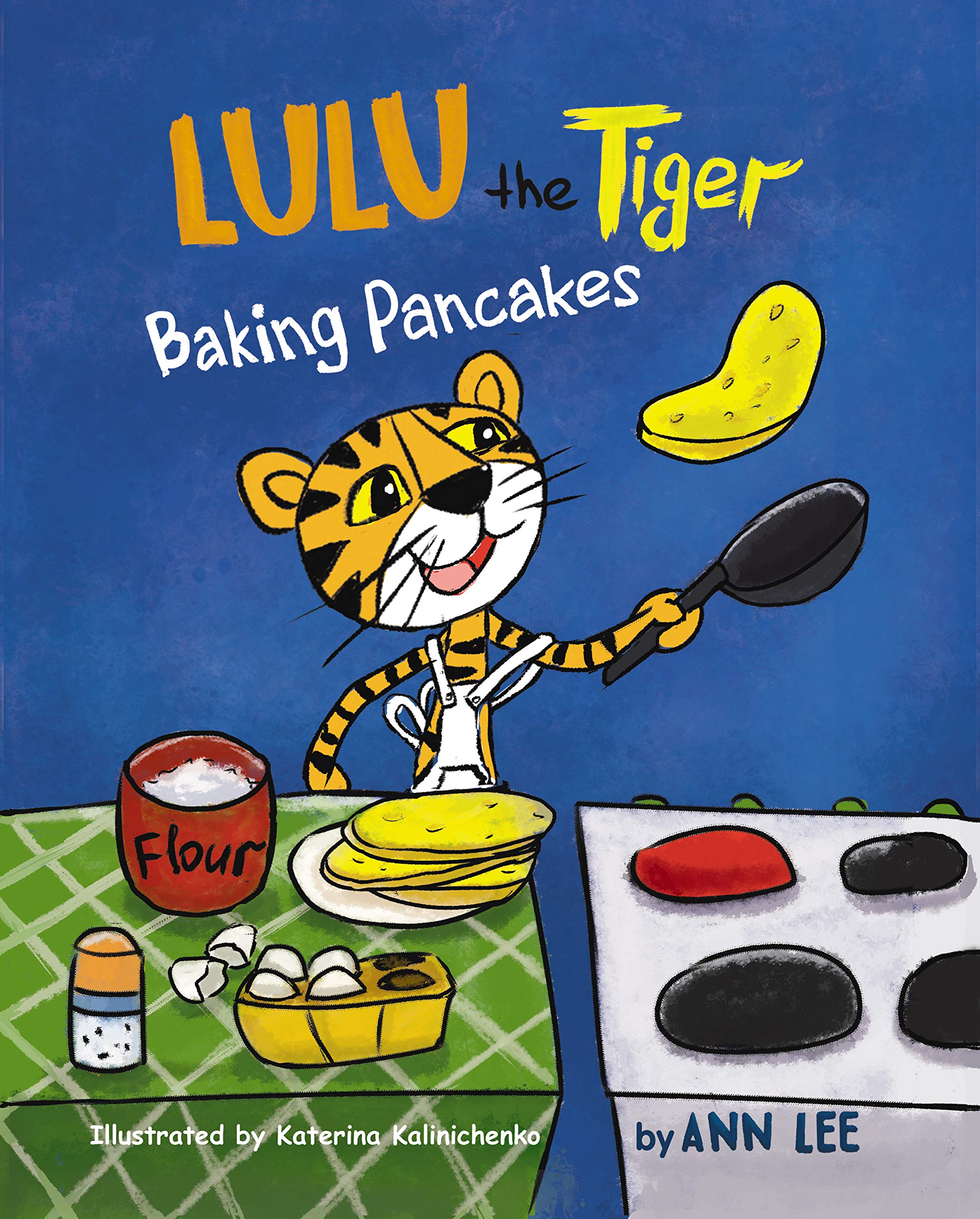 LULU the Tiger Baking Pancakes: A Children's Book about Counting ...