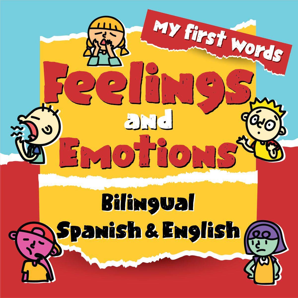 My First Words Feelings and Emotions: Spanish Bilingual Preschool Books ...
