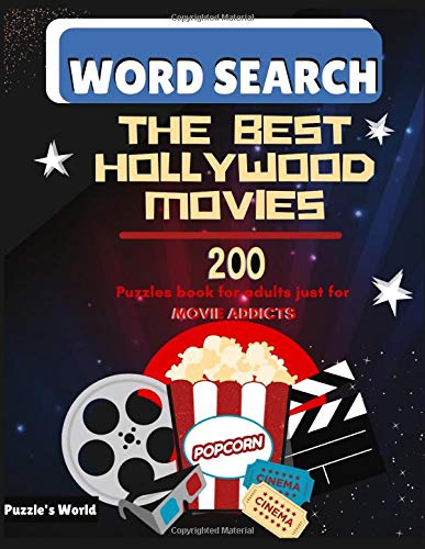 Word Search The Best Hollywood Movies: 200 Puzzles book for adults just ...