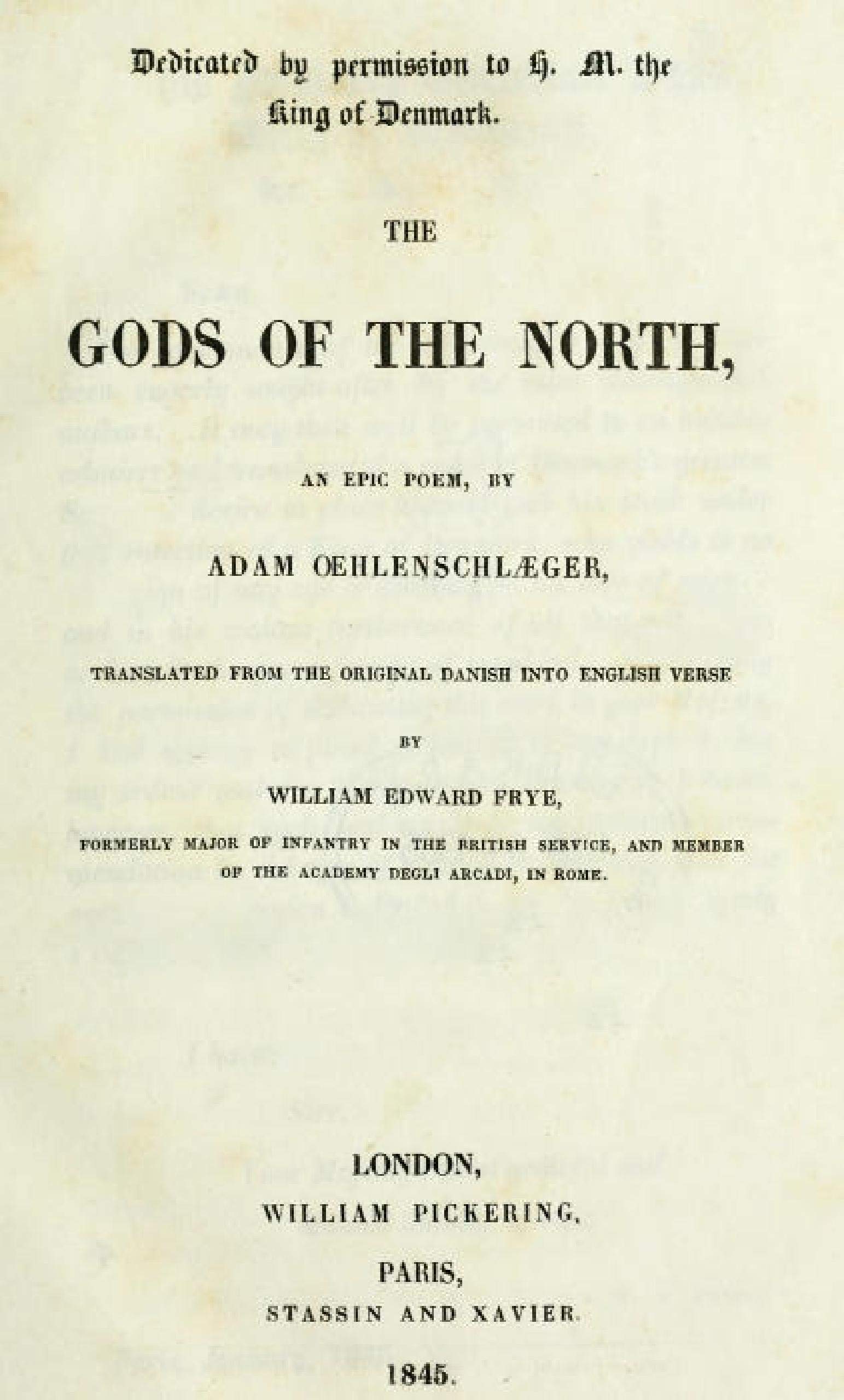 The Abridged Version of "The Gods of the North": an epic poem by Adam ...