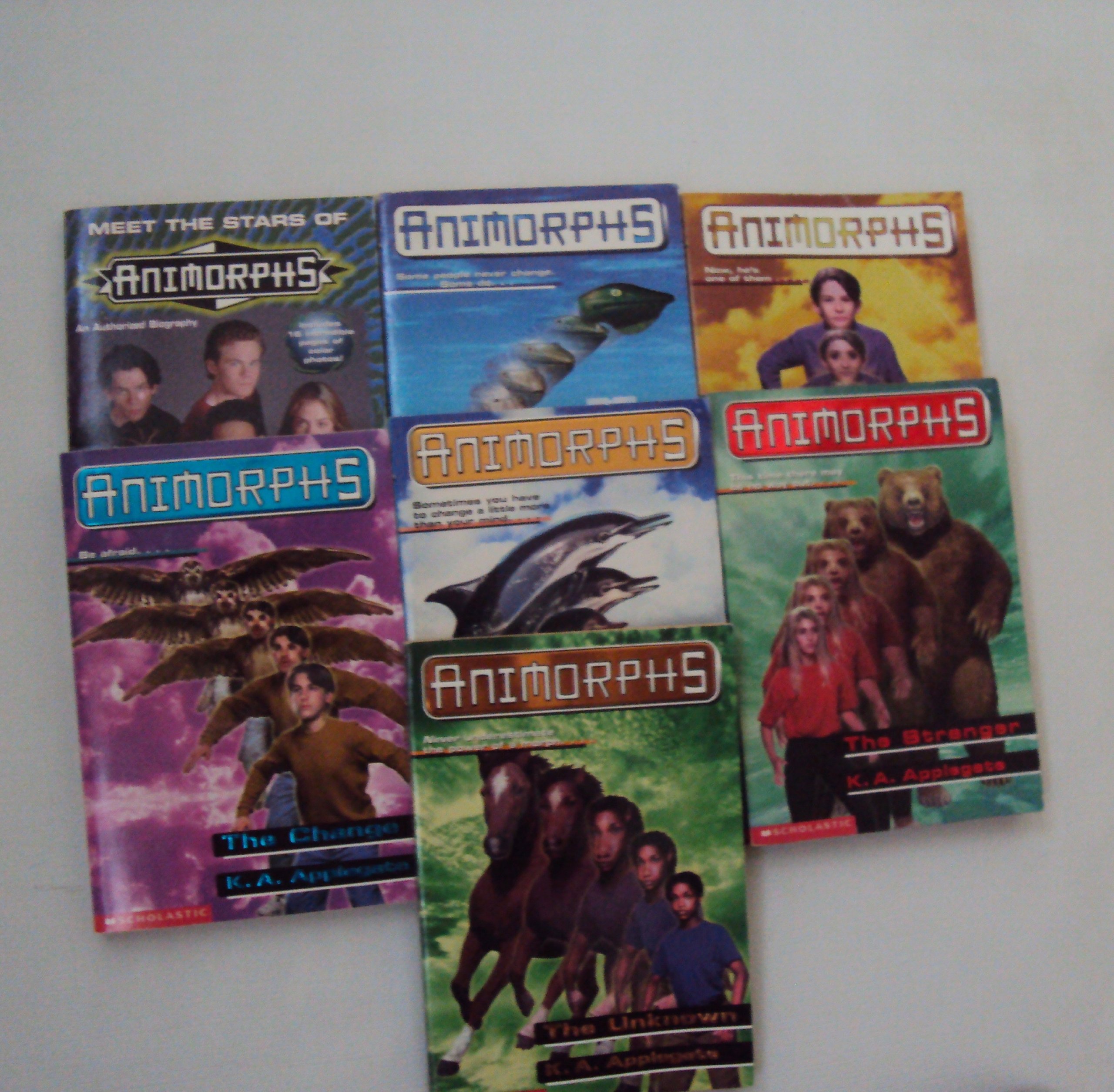 Animorphs Book Set (7) : #1, #4, #6 -7, #13 - 14 : Meet the Stars of ...