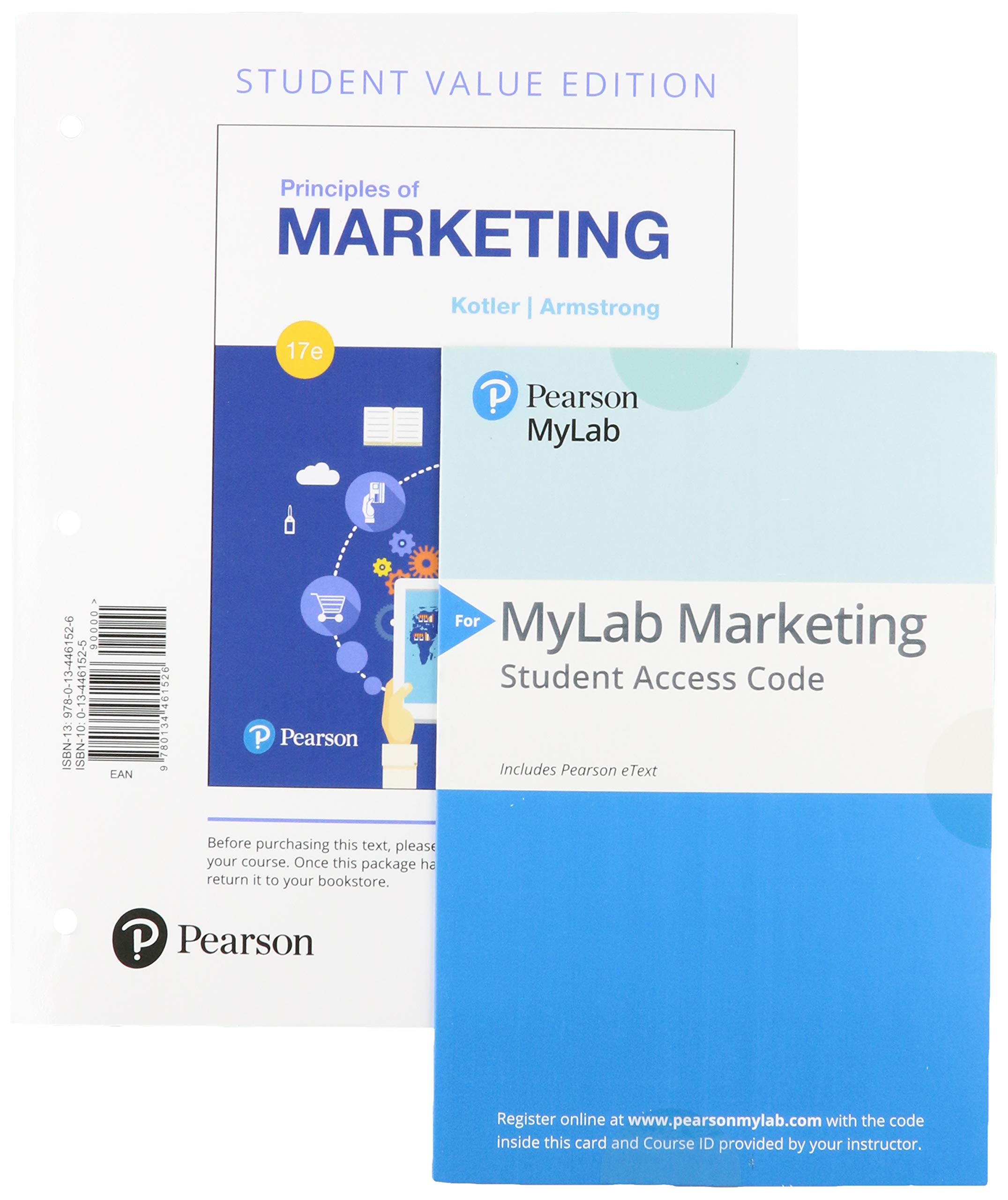 Principles of Marketing, Student Value Edition + 2019 MyLab Marketing with Pearson eText ...