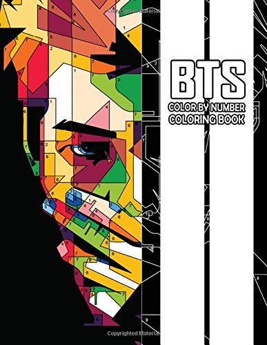 BTS Coloring By Number Coloring Book: BTS Fans Coloring Books for ...