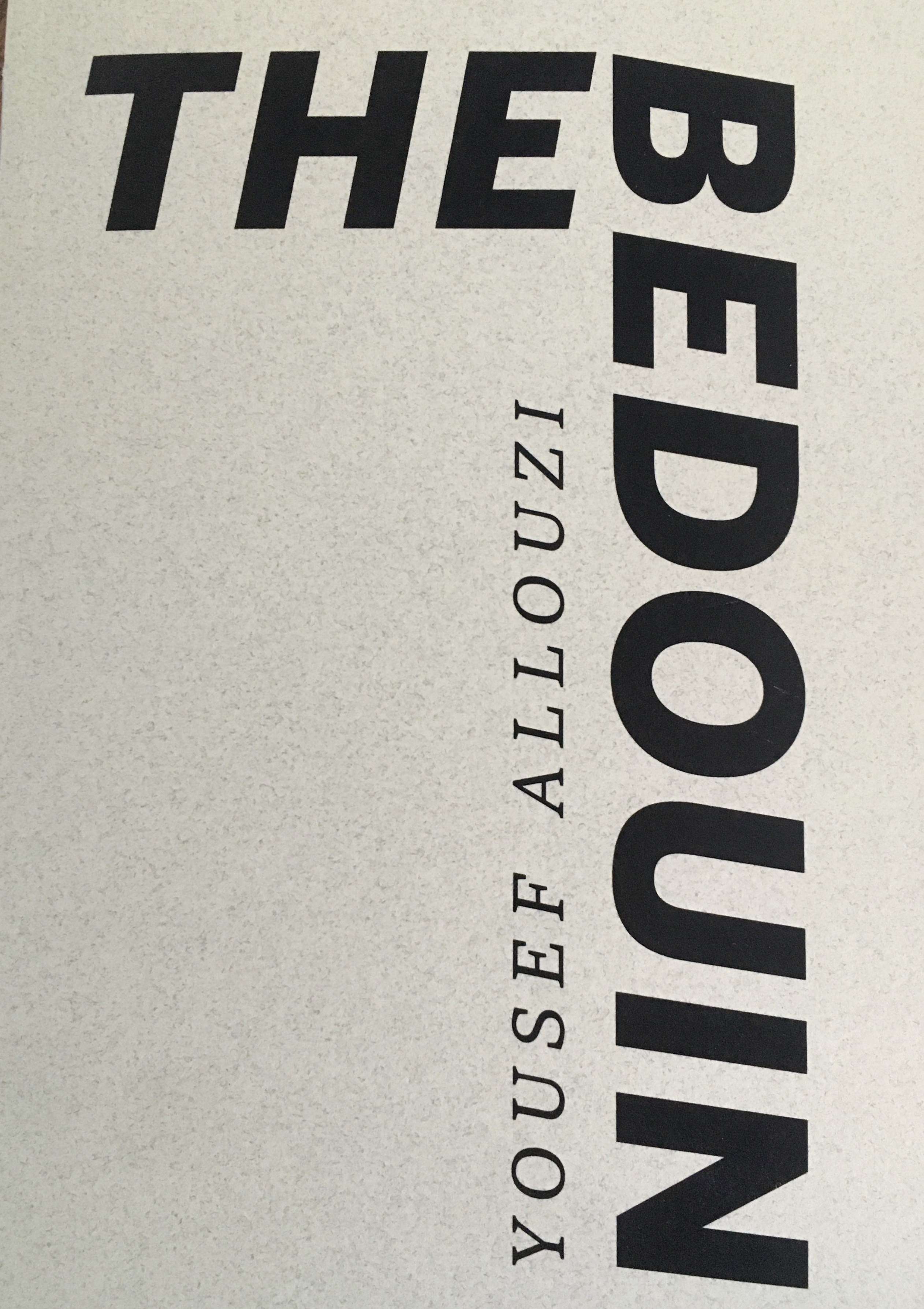 The Bedouin by Yousef Allouzi | Goodreads