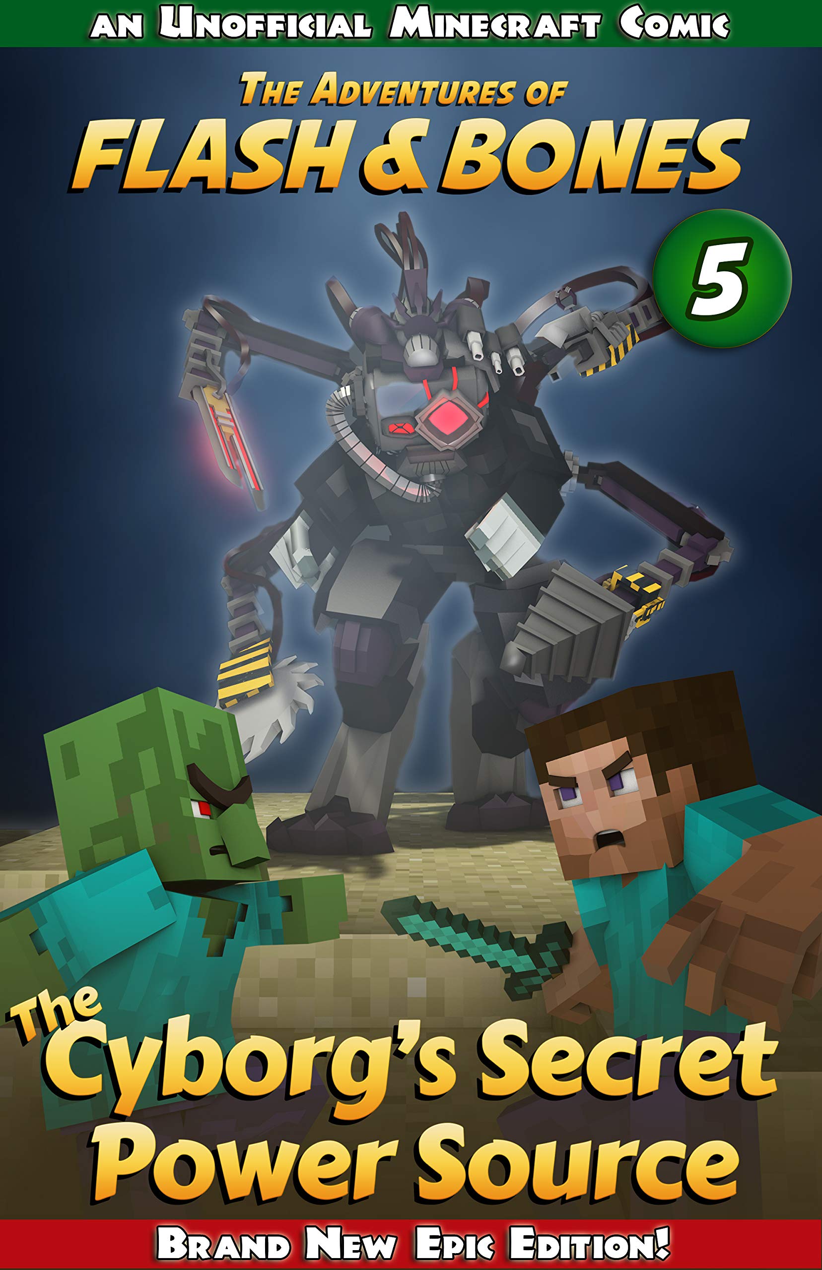 The Cyborg’s Secret Power Source: Adventure Comic in Minecraft by ...