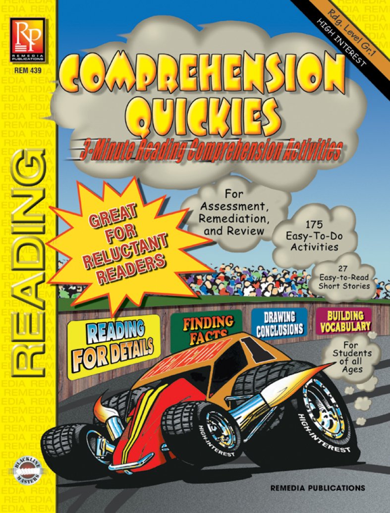Comprehension Quickies (Reading Level 1) | Reproducible Activity Book ...