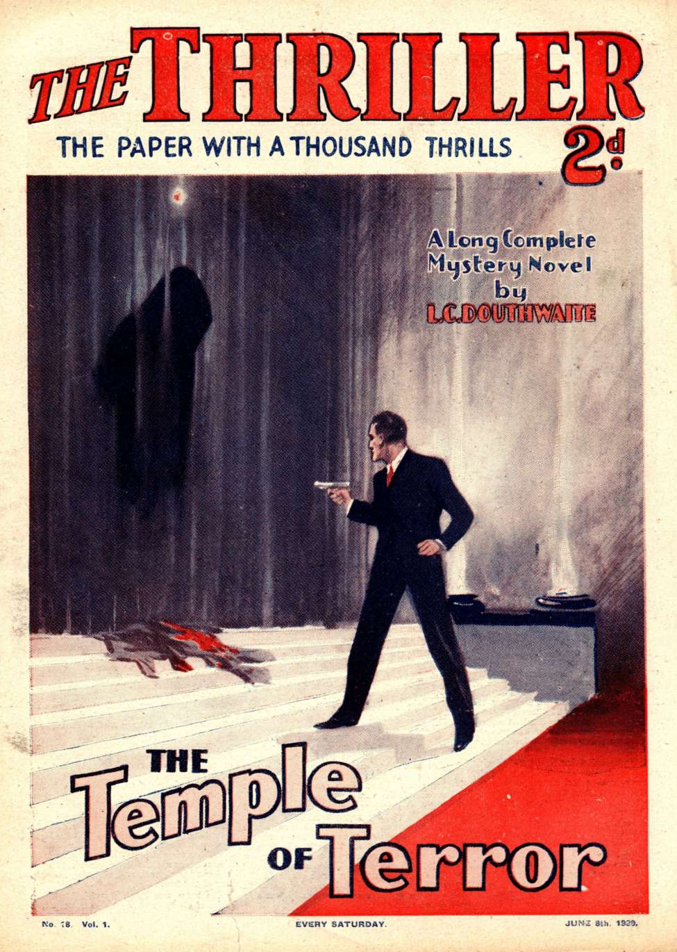 The Thriller #18: The Temple of Terror by L.C. Douthwaite | Goodreads