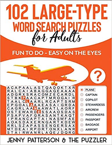 102 Large-Type Word Search Puzzles for Adults: Fun to Do – Easy on the ...