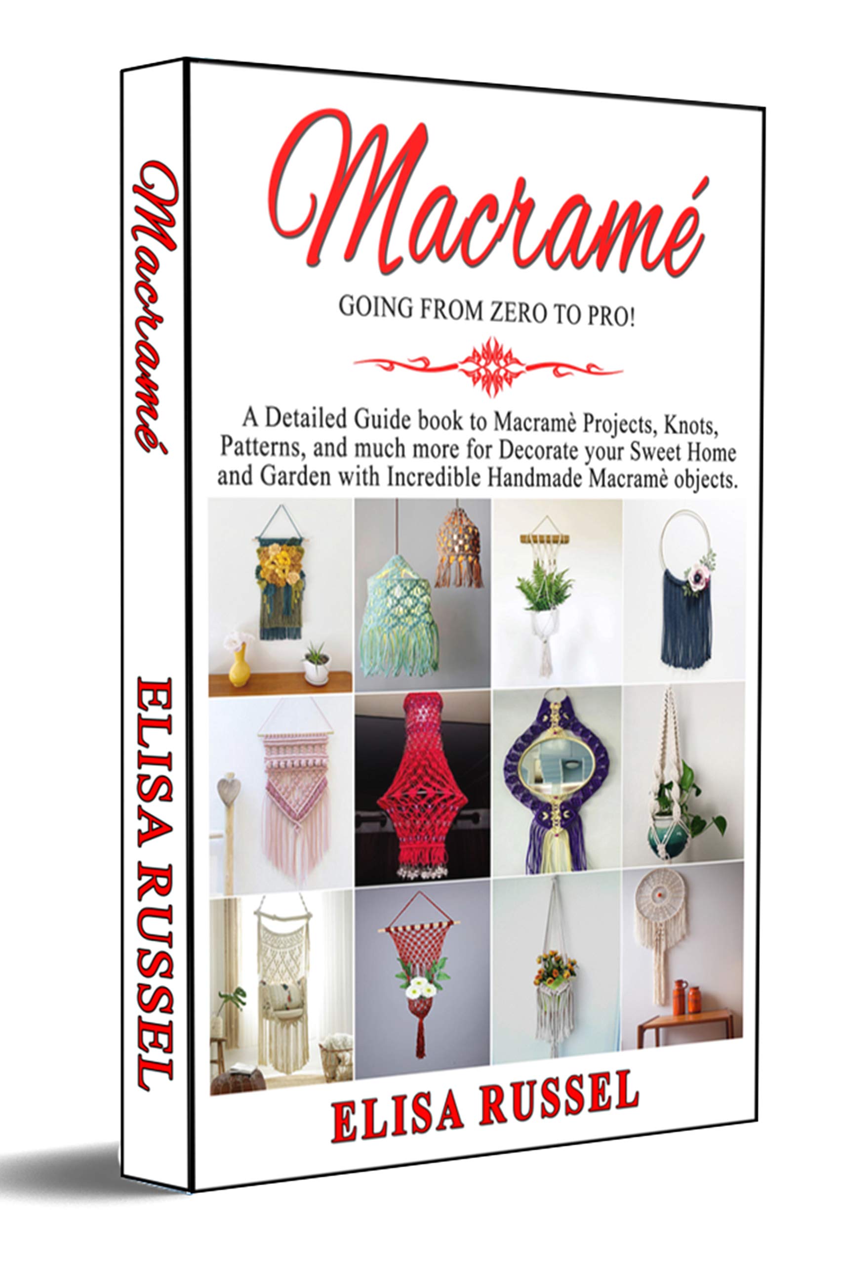 MACRAMÉ GOING FROM ZERO TO PRO!: A Detailed Guide book to Macramè ...