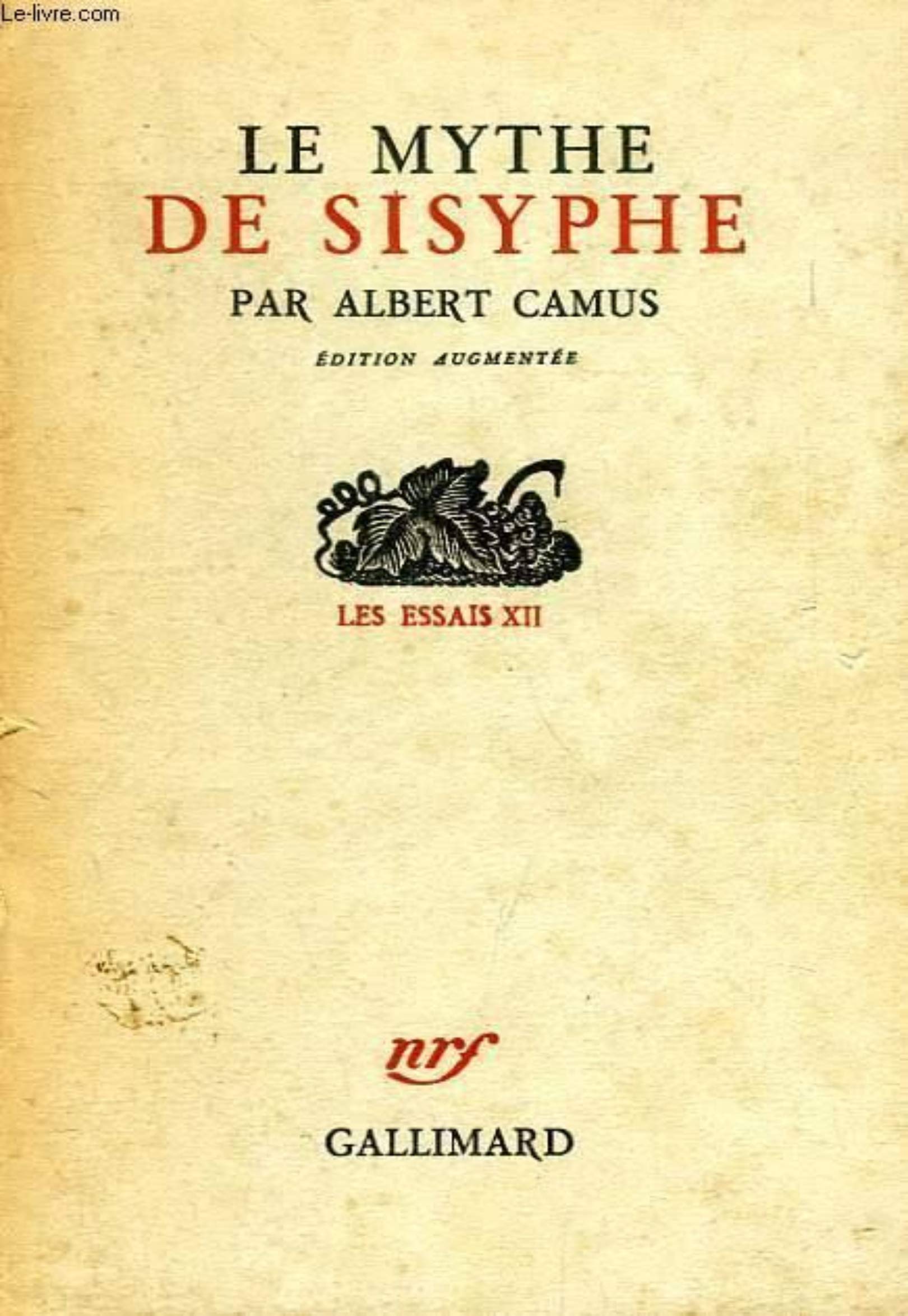 Le mythe de Sisyphe by Albert Camus | Goodreads
