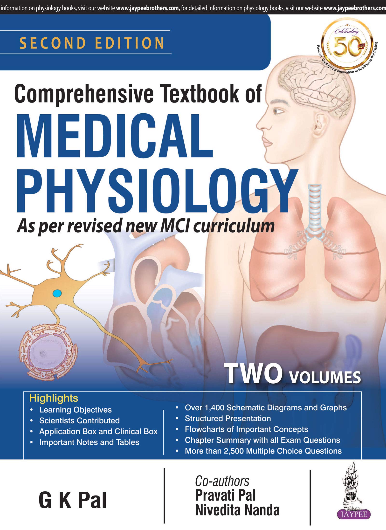 Comprehensive Textbook Of Medical Physiology (2 Volumes): Two Volume ...