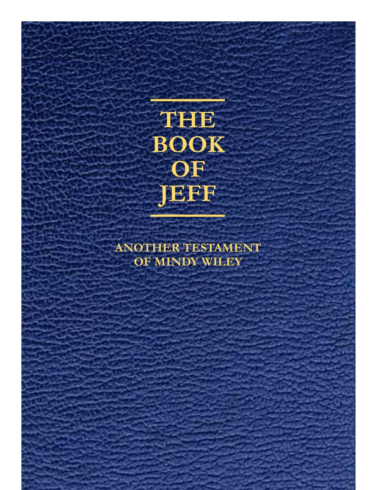The Book of Jeff: Another Testament of Mindy Wiley by Sarah Richards ...