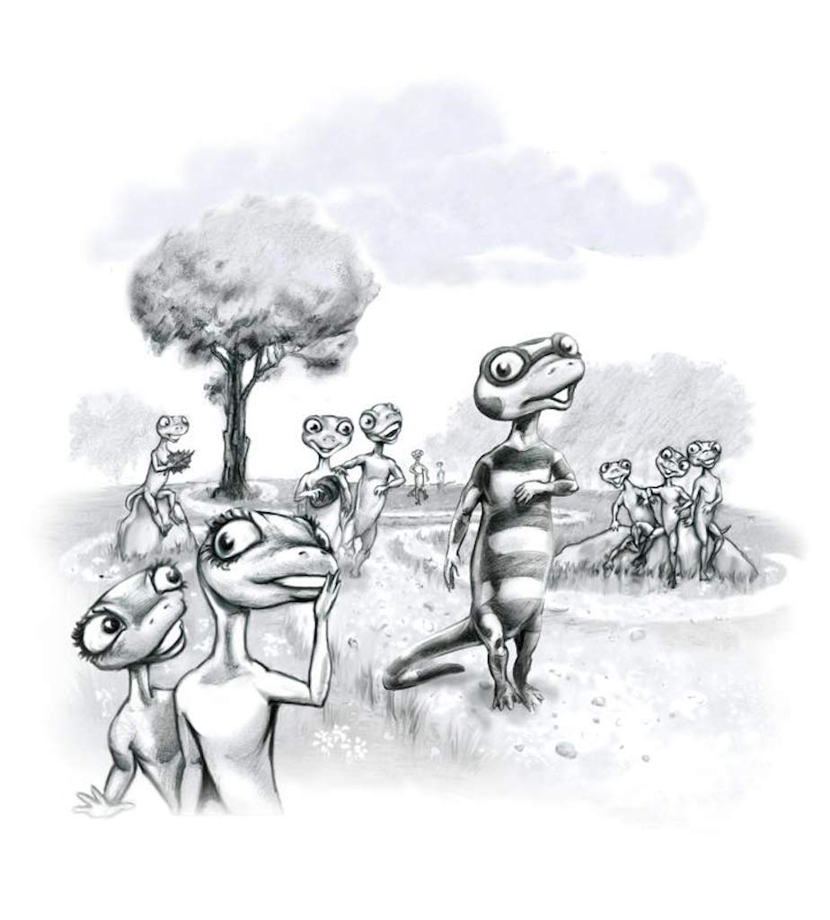 Danny's New Life: A Salamander at a Lizard School? by Jerec Velez ...