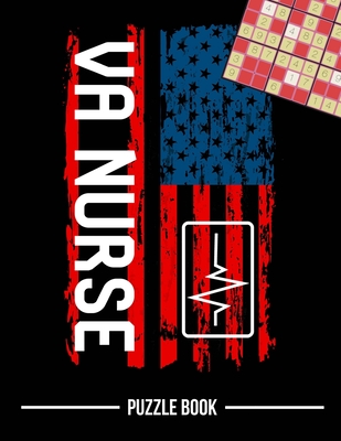 VA Nurse American Flag Sudoku Occupational Appreciation Puzzle Book ...