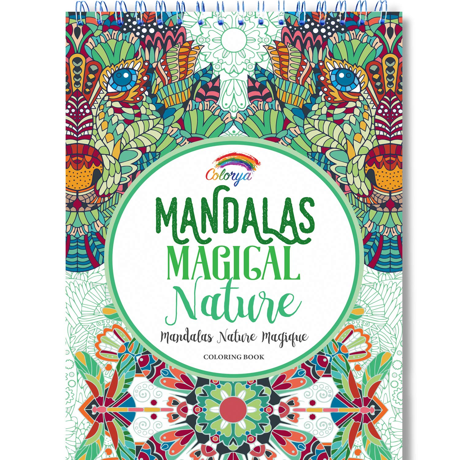 Mandala Adult Colouring Books by Colorya - A4 Size - Mandalas Magical ...