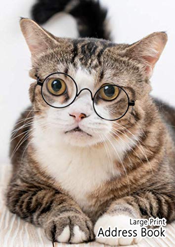 Address Book Large Print: A4 Telephone Address Book Alphabet Index with ...