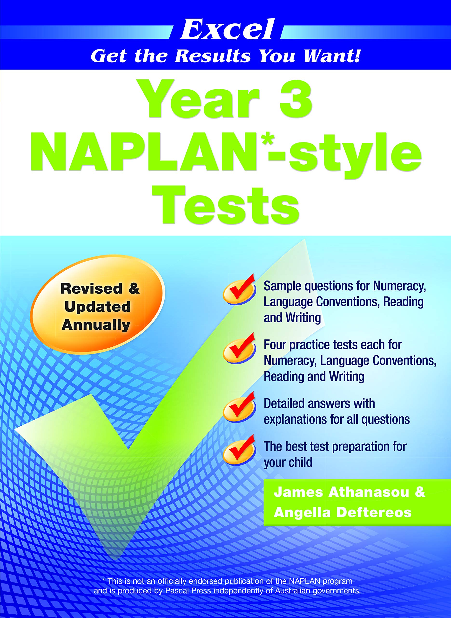 Excel NAPLAN Style Tests Year 3 by Athanasou & Deftereos | Goodreads