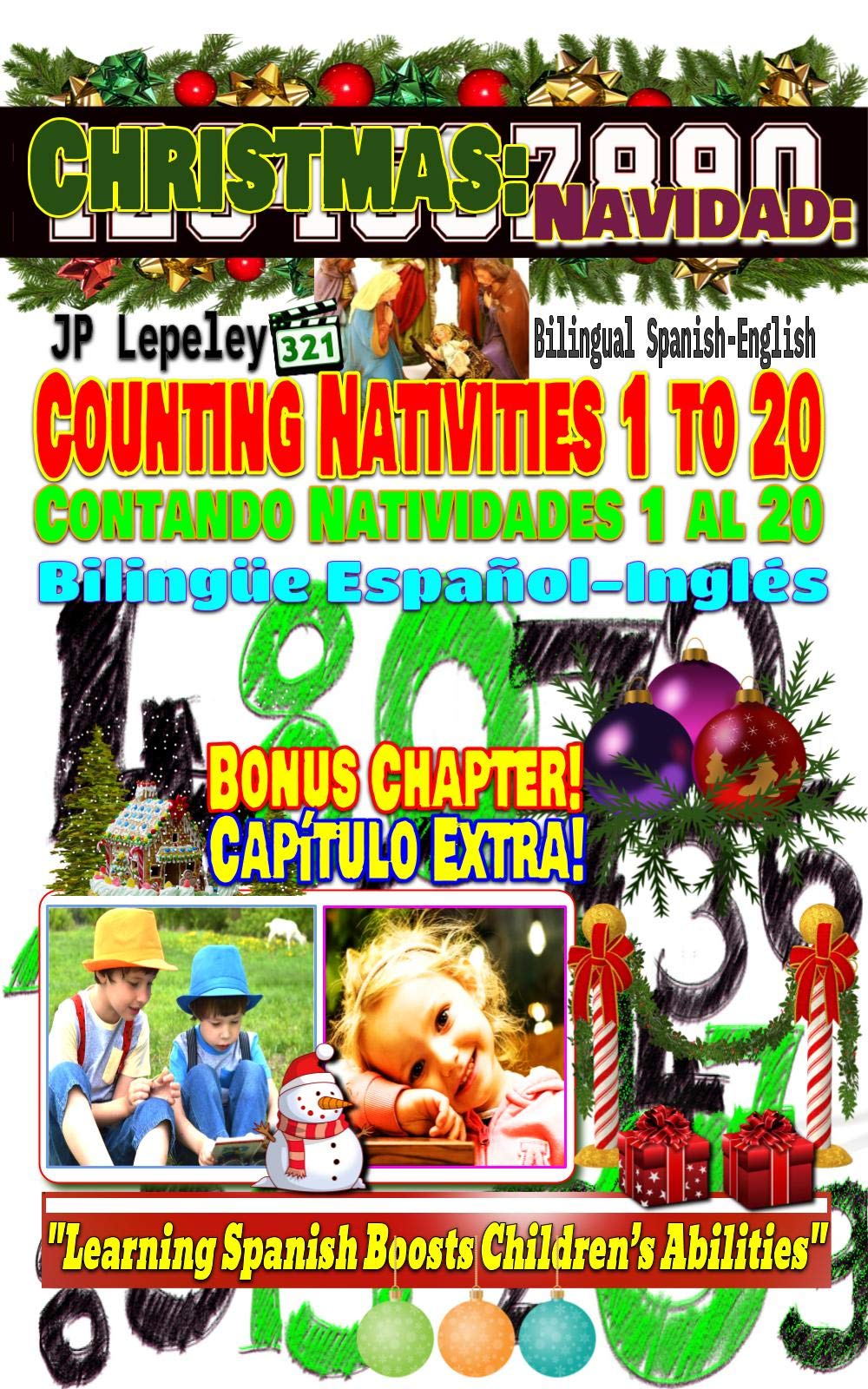 Christmas: Counting Nativities 1 to 20. Bilingual Spanish-English ...