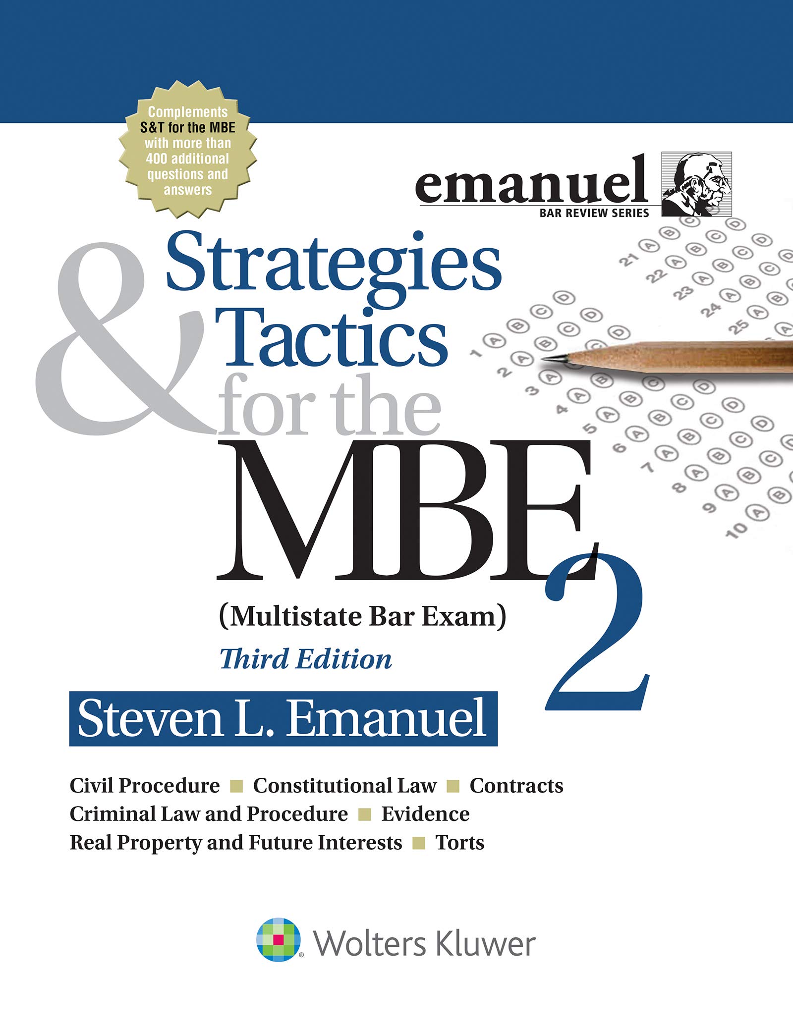 Strategies and Tactics for the MBE 2 by Steven L. Emanuel | Goodreads