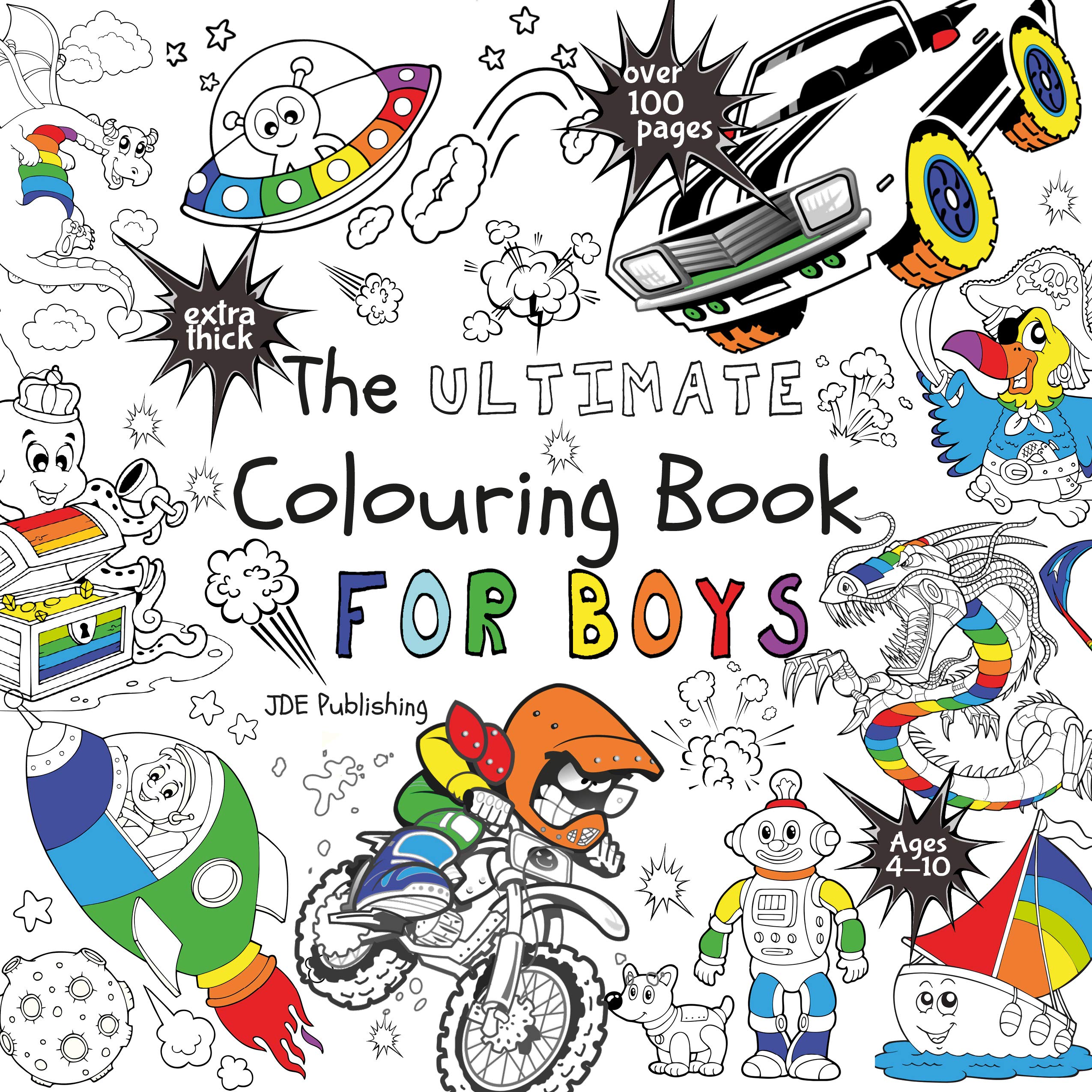 The Ultimate Colouring Book for Boys by J.D. Evers | Goodreads
