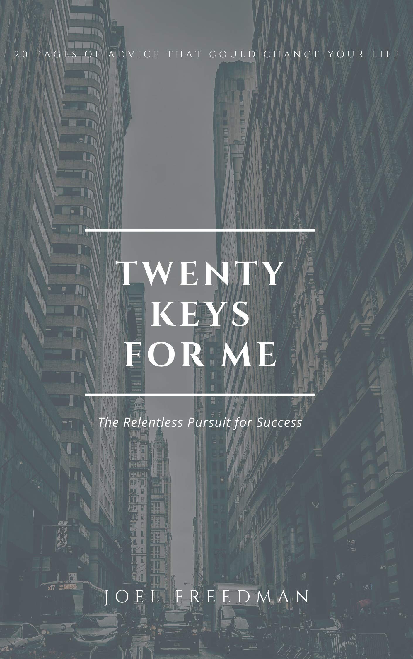 Twenty Keys For Me: The Relentless Pursuit for Success by Joel Freedman ...